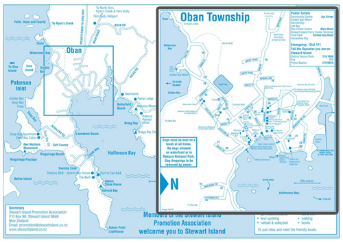 Stewart Island Maps