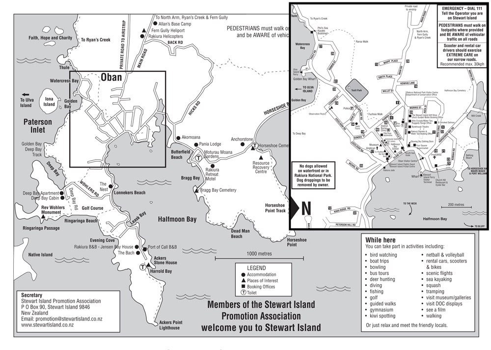 Stewart Island Maps
